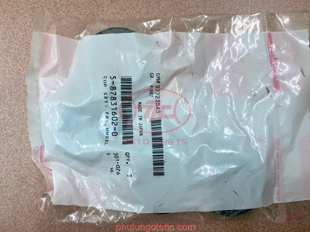 Cupen phanh trước Isuzu NKR (Mã 5878316020) chính hãng - Giá tốt 2025