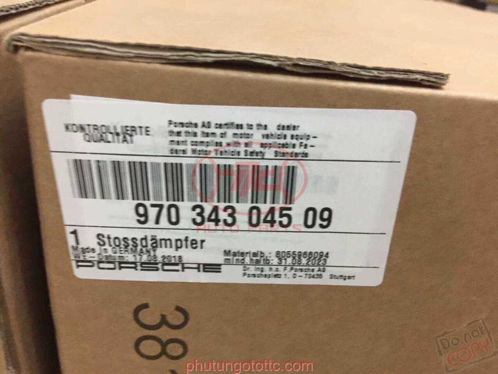 Giảm xóc trước Porsche Panamera (Mã 97034304509) chính hãng - Giá tốt 2025