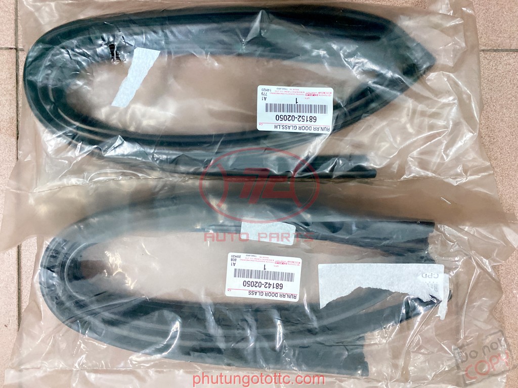 Gioăng dẫn kính cánh cửa trước Altis (Mã 6815102050 - 6814102060) chính ...