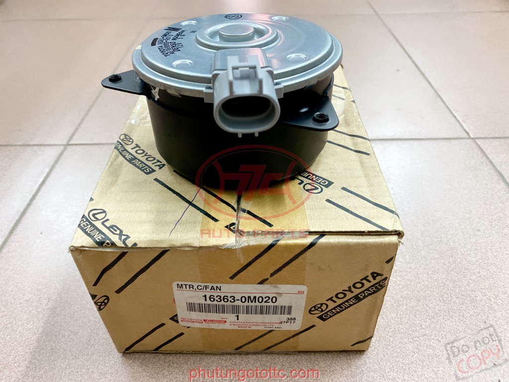 Mô tơ quạt két nước Altis (Mã 163630m020 - 16363 - 0m020) chính hãng ...