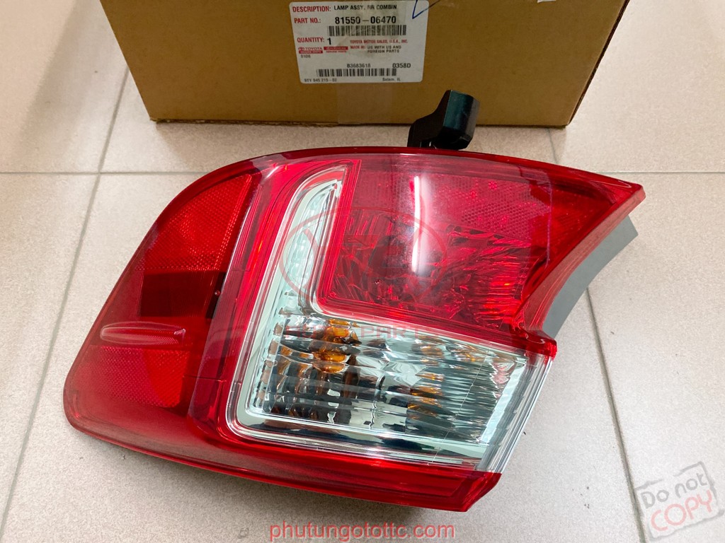 Đèn hậu ngoài Camry 2012 USA XLE (Mã 8155006470 - 81550 - 06470) chính ...