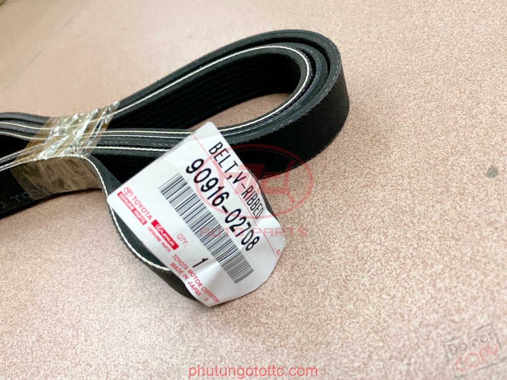 Dây curoa tổng Fortuner 2TR 7PK 2300 (Mã 90916 - T2024 - 90916 - 02636 ...